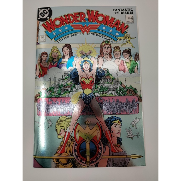 DC Comics | Accents | Dc Comics Wonder Woman Issue Facsimile Foil ...
